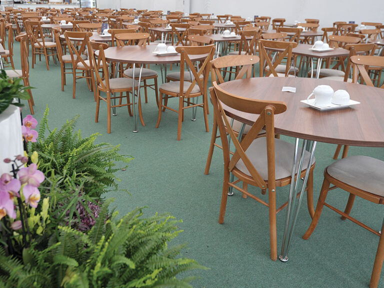 5ft Bravo Round Dining Table Hire | Spaceworks Event Furniture Hire UK