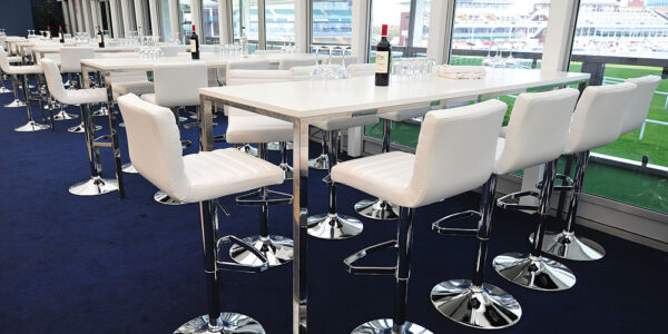 Why the stool and poseur table combo is so popular | Spaceworks Event ...